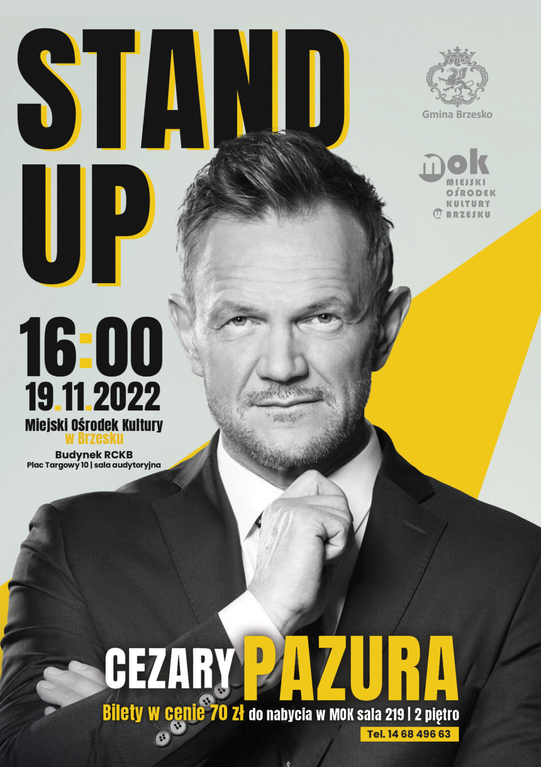 Cezary Pazura w Brzesku - 19 listopada 2022 - MOK Brzesko